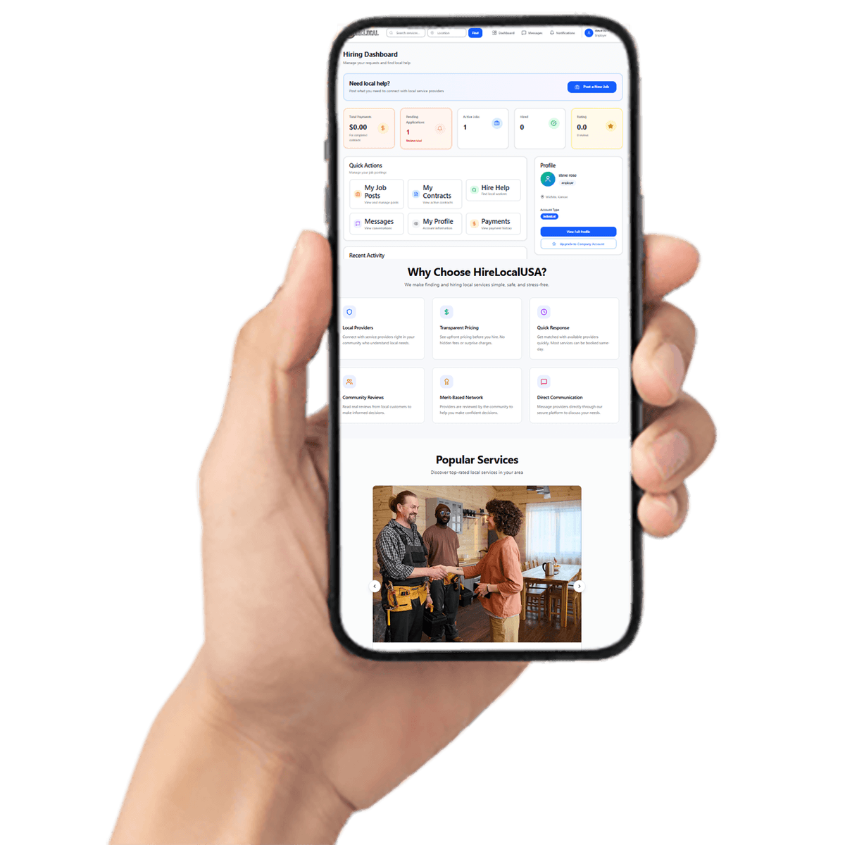HireLocal USA – Hire & Get Hired Locally